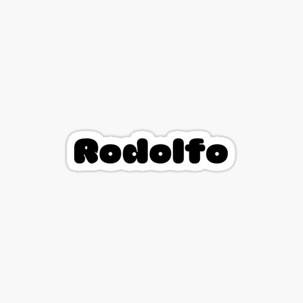 "Rodolfo" Sticker for Sale by Shalomjoy | Redbubble