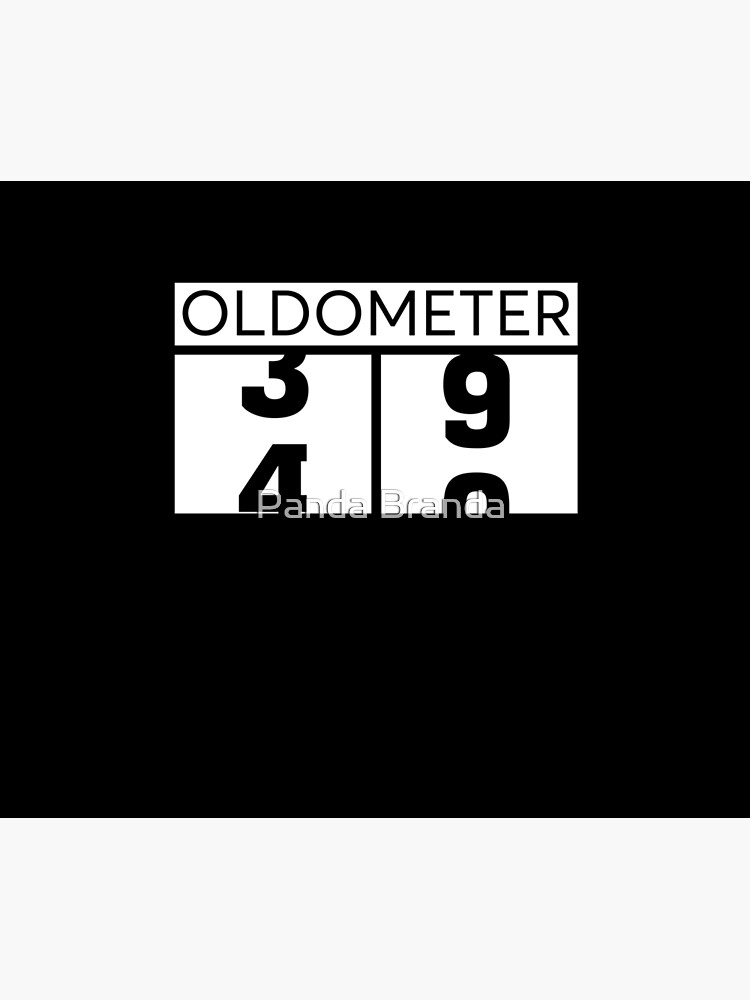 "Oldometer Shirt Funny 40th Birthday Age Odometer T-Shirt Great Gift ...