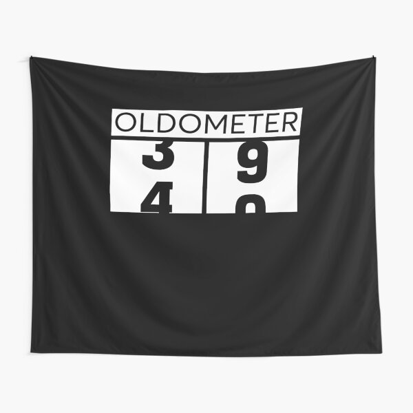 "Oldometer Shirt Funny 40th Birthday Age Odometer T-Shirt Great Gift ...
