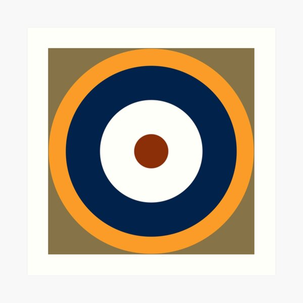 "Royal Air Force - Historical Roundel Type A.2 1940 - 1942" Art Print ...