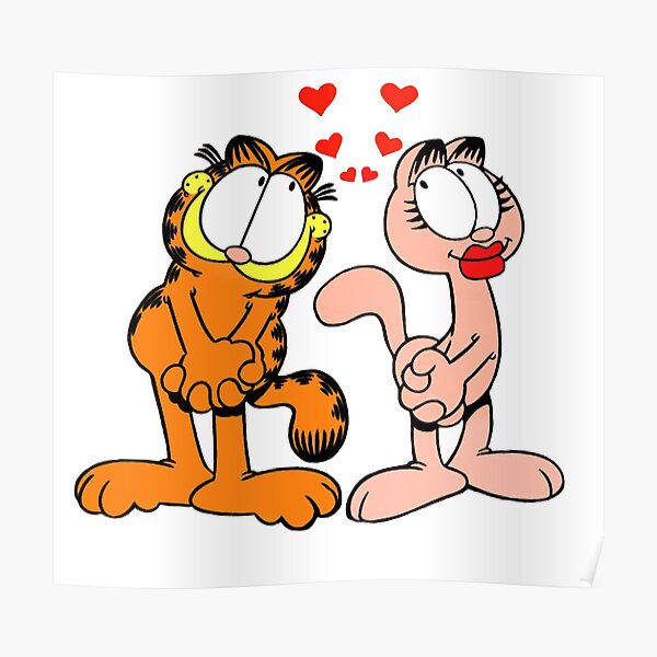 "garfield and arlene love" Poster for Sale by GSunrise | Redbubble
