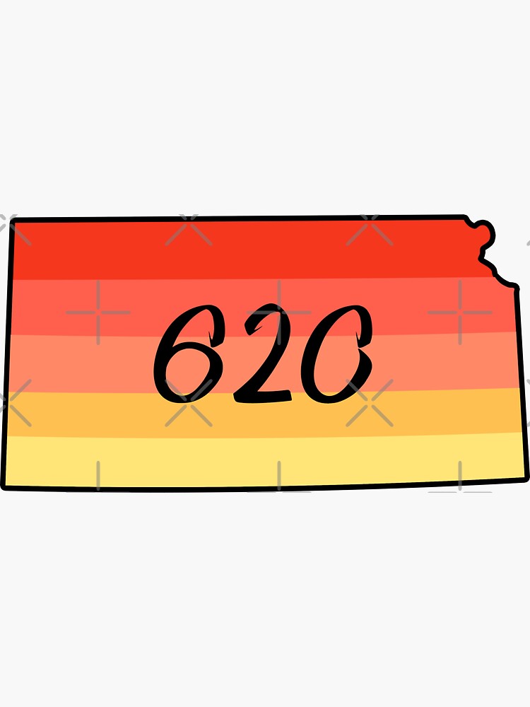 "Kansas 620 Sunset Sticker " Sticker for Sale by chriskirchner | Redbubble