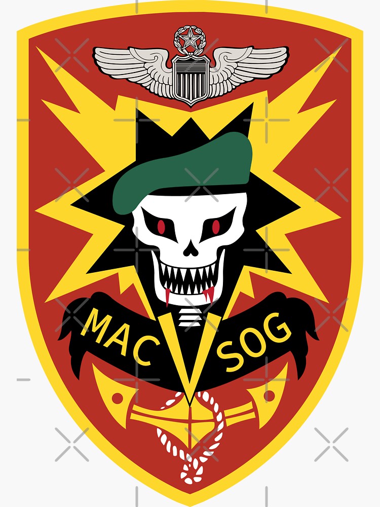 "MACV-SOG" Sticker for Sale by fareast | Redbubble
