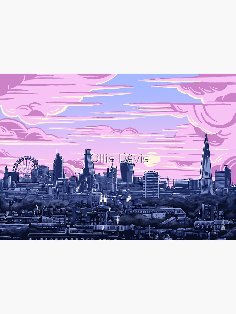 "London Skyline" Sticker by olliedavis96 | Redbubble