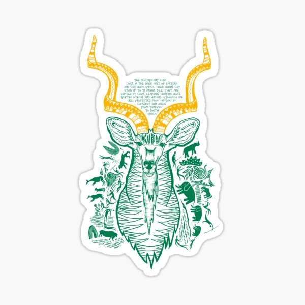"Kudu" Sticker by olliedavis96 | Redbubble