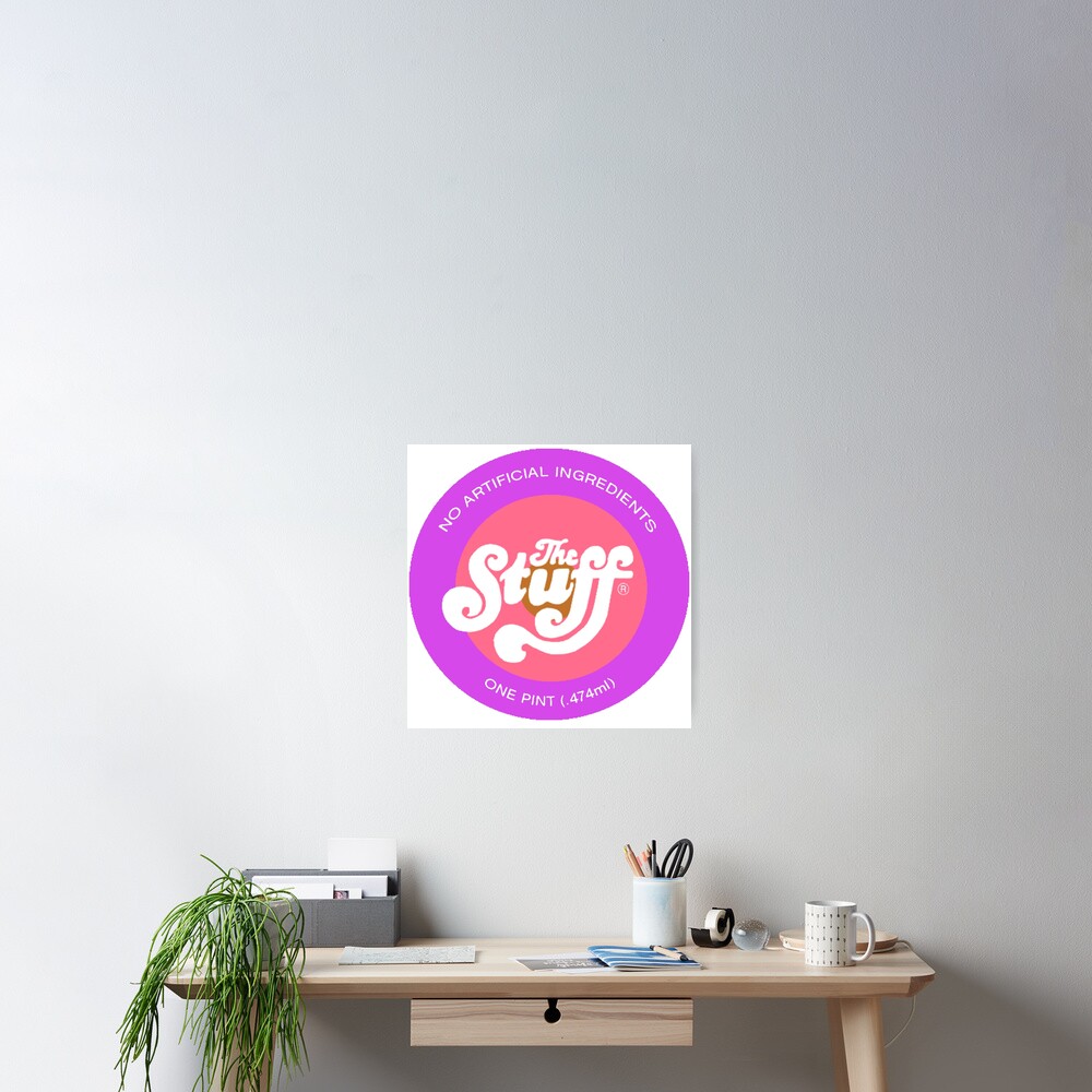 "The Stuff - logo from "The Stuff"" Poster by inuniverse | Redbubble