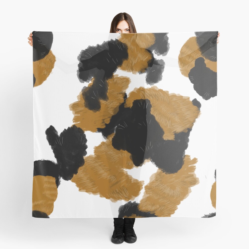 "Calico Cat Fur Print" Scarf for Sale by TheIlluminatory | Redbubble