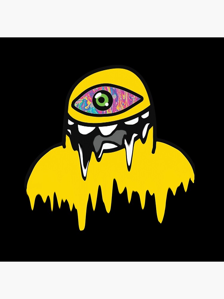 "Subtronics Trippy Cyclops" Throw Pillow by omgeliza | Redbubble