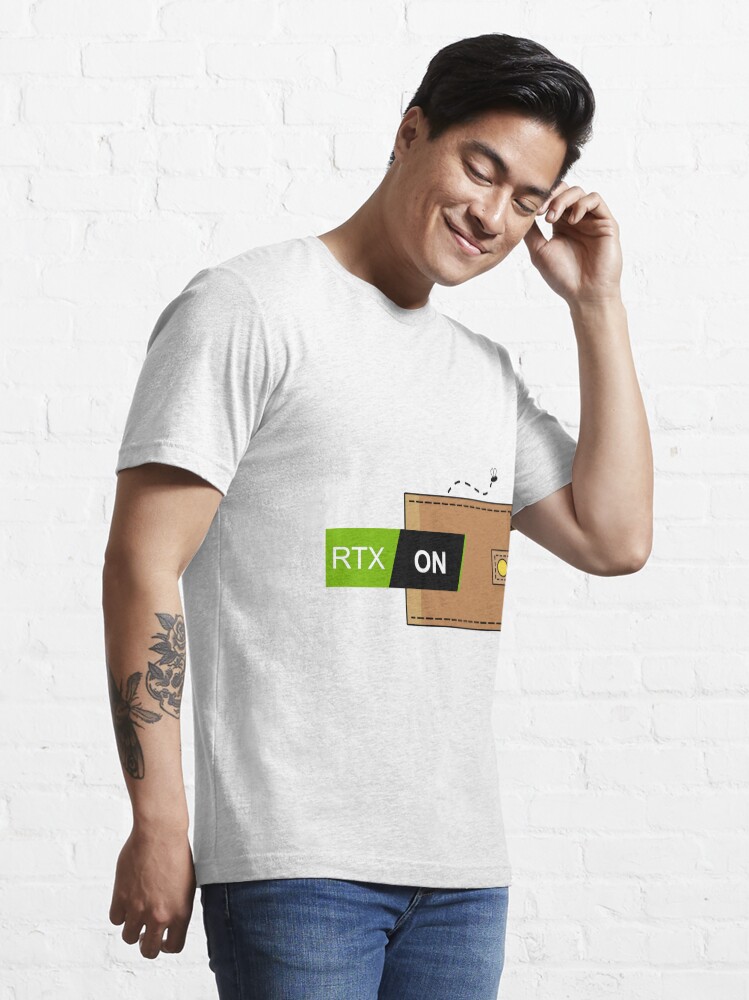 "NVIDIA RTX ON" T-shirt for Sale by geeklania | Redbubble | nvidia t ...