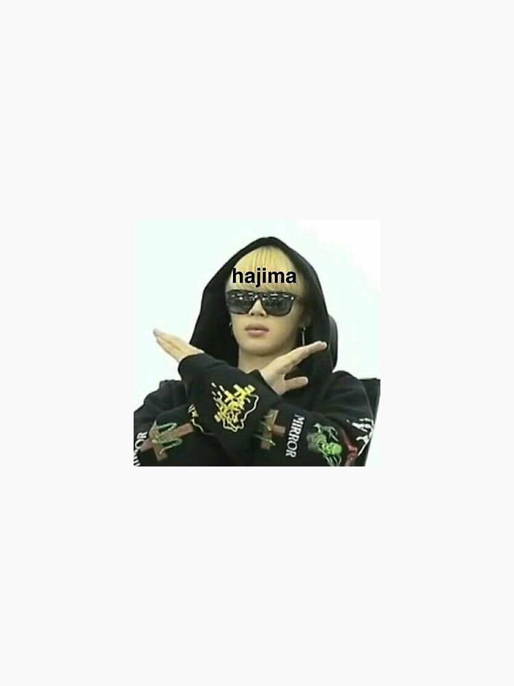 "hajima bts" Sticker by suzangg | Redbubble
