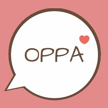 "OPPA - Pink" Sticker for Sale by CynthiaAd | Redbubble