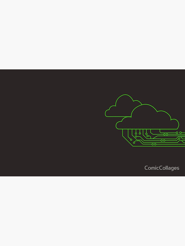 "Cloud computing sticker" Sticker for Sale by ComicCollages | Redbubble