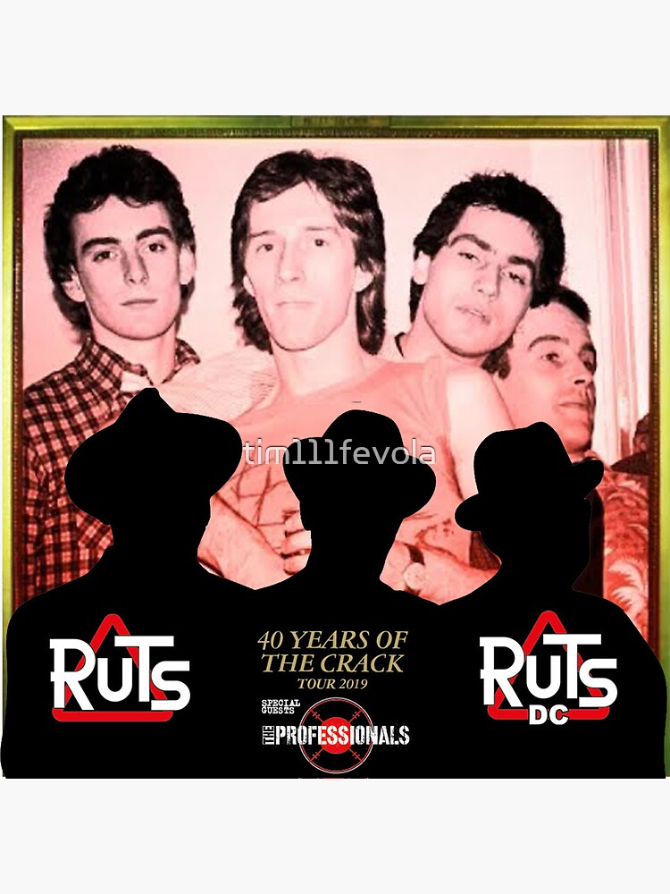 "special design poster legend TOP ART 40 YEARS THE CRACK RUTS TOUR 2019 ...