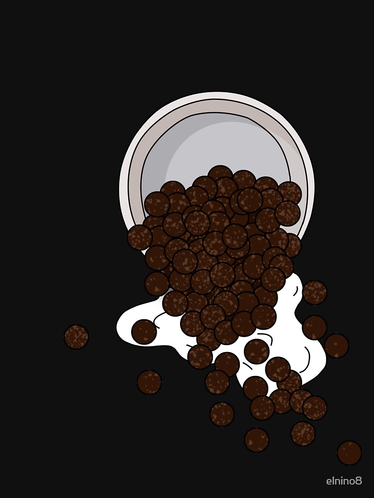 "Chocolate Cornflakes with milk Gift idea for hungry People" T-shirt ...