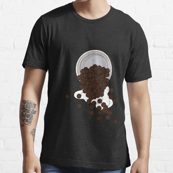 "Chocolate Cornflakes with milk Gift idea for hungry People" T-shirt ...