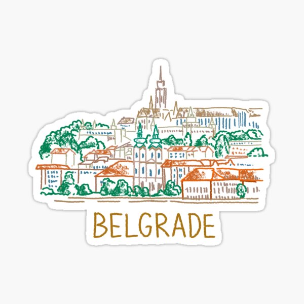 Belgrade Stickers | Redbubble