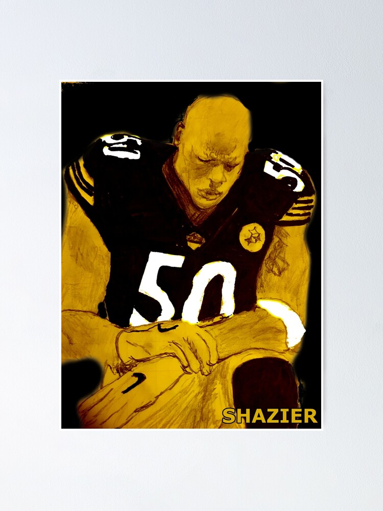 "Pittsburgh - 50 - Shazier" Poster by JMACSKETCH | Redbubble