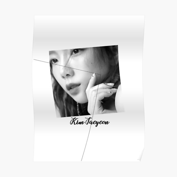 "Kim Taeyeon" Poster for Sale by nurfzr | Redbubble
