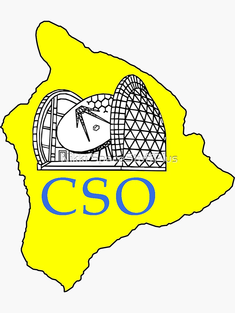 "Caltech Submillimeter Observatory (CSO) Logo" Sticker by ...