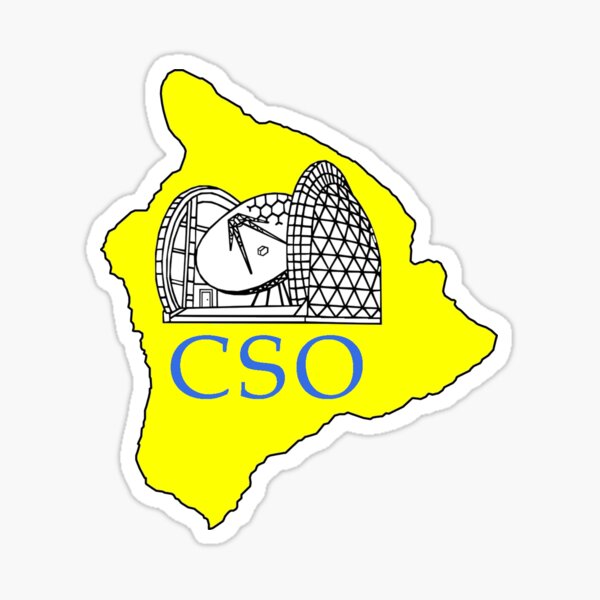 "Caltech Submillimeter Observatory (CSO) Logo" Sticker by ...
