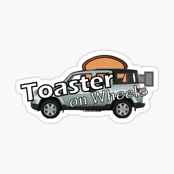 "Element - Toaster on Wheels" Sticker for Sale by nickmcginley | Redbubble