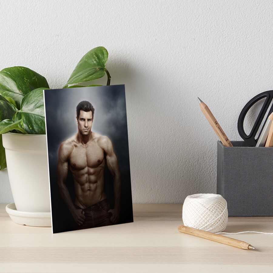 "Male model Chris - Soft focus" Art Board Print for Sale by MaleVision ...