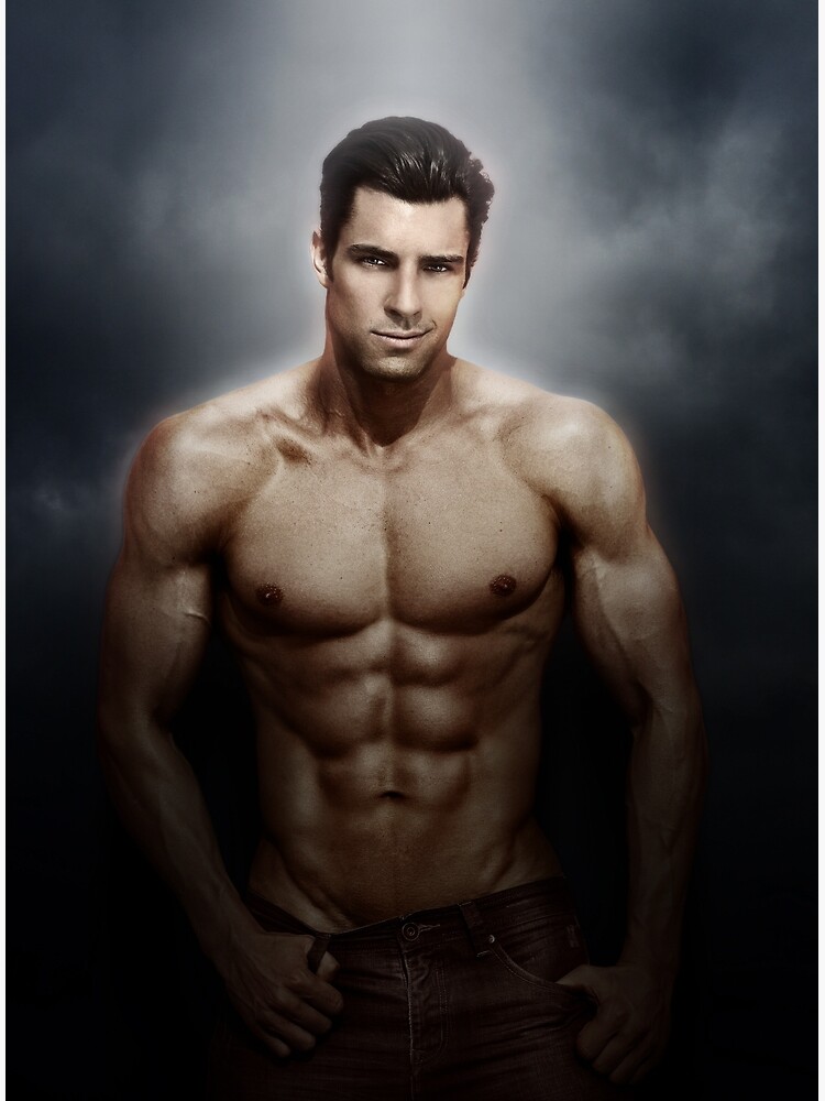 "Male model Chris - Soft focus" Poster for Sale by MaleVision | Redbubble