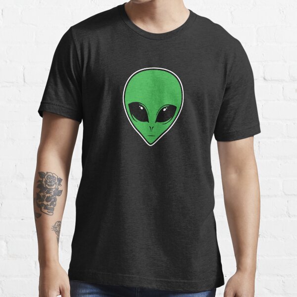 "Alien Face" T-shirt for Sale by sandersart | Redbubble | science ...