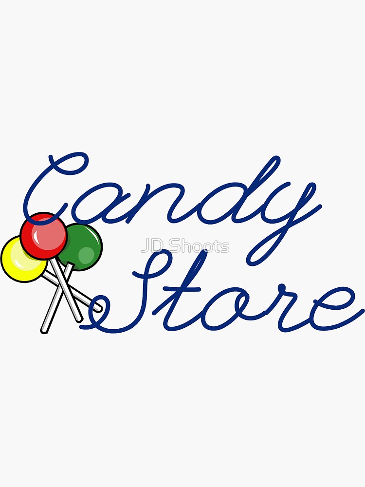 "Candy Store" Sticker by jdshoots | Redbubble