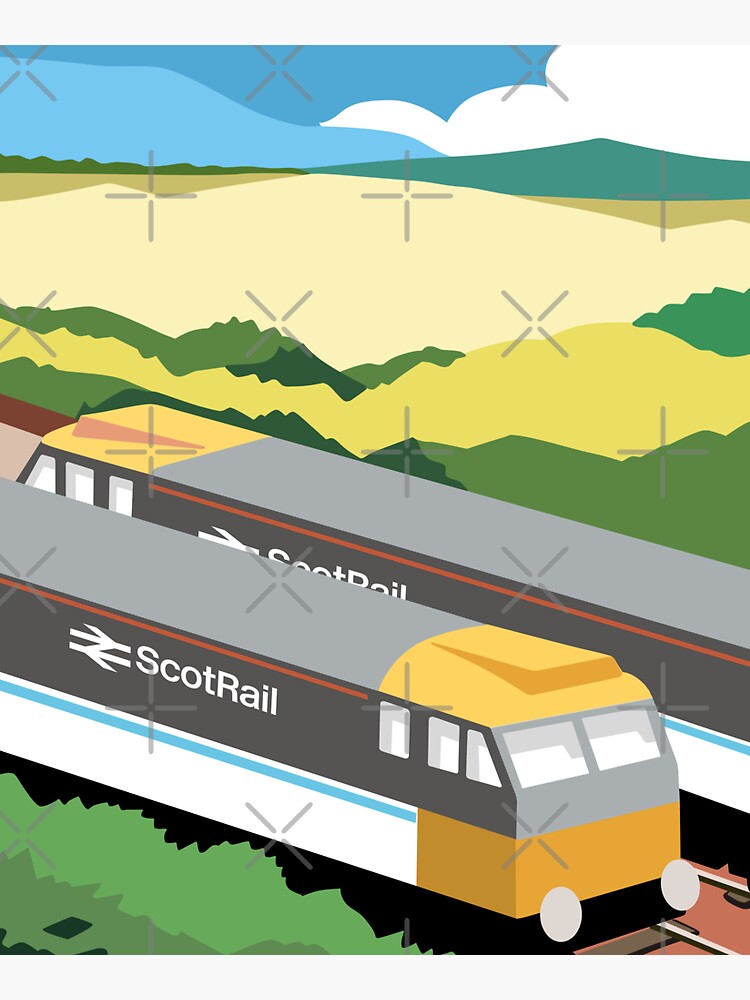 "Scotrail Class 47's" Sticker for Sale by CherryCassette | Redbubble