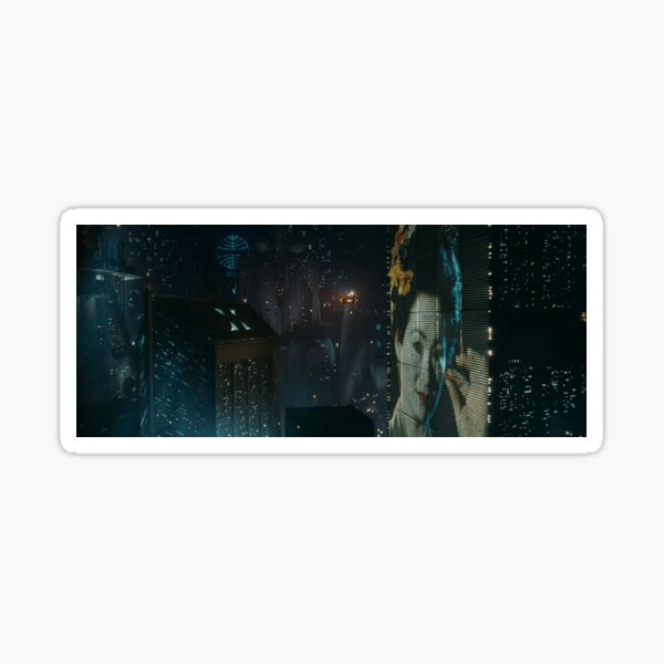 "Blade Runner" Sticker for Sale by bluesheep4 | Redbubble