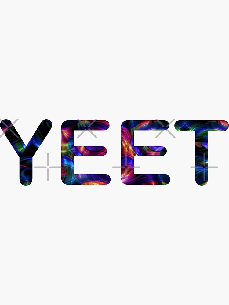 "yeet" Sticker by Chelsey02 | Redbubble