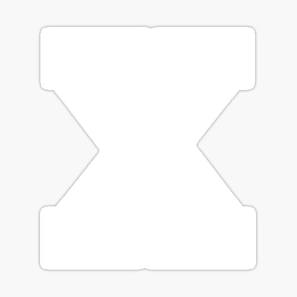"Alphabet X (Uppercase letter x), Letter X" Sticker for Sale by ...