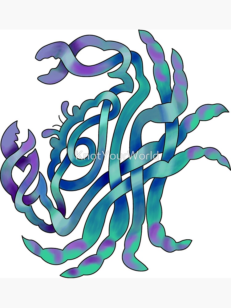 "Celtic Knot Crab" Poster by KnotYourWorld | Redbubble