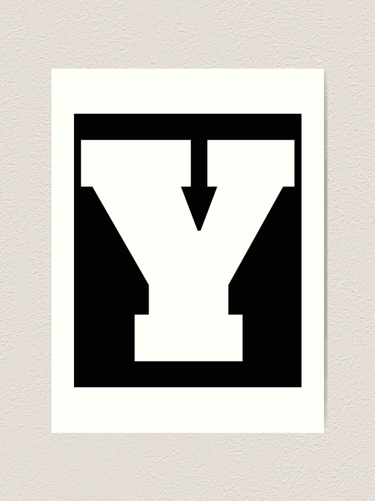 Lámina artística «Alfabeto Y (letra mayúscula y), letra Y» de ...