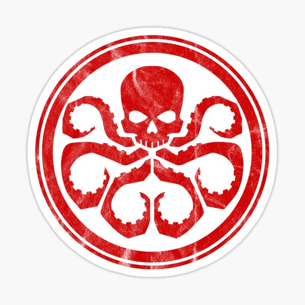 Hail Hydra Stickers | Redbubble