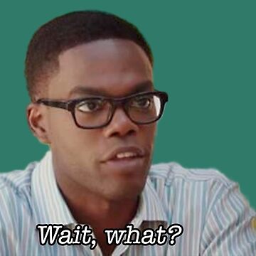 "Wait, what?" Sticker for Sale by fancyvoid | Redbubble