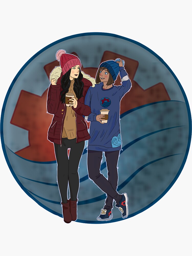 "Korrasami" Sticker for Sale by Berrylaberrosa | Redbubble