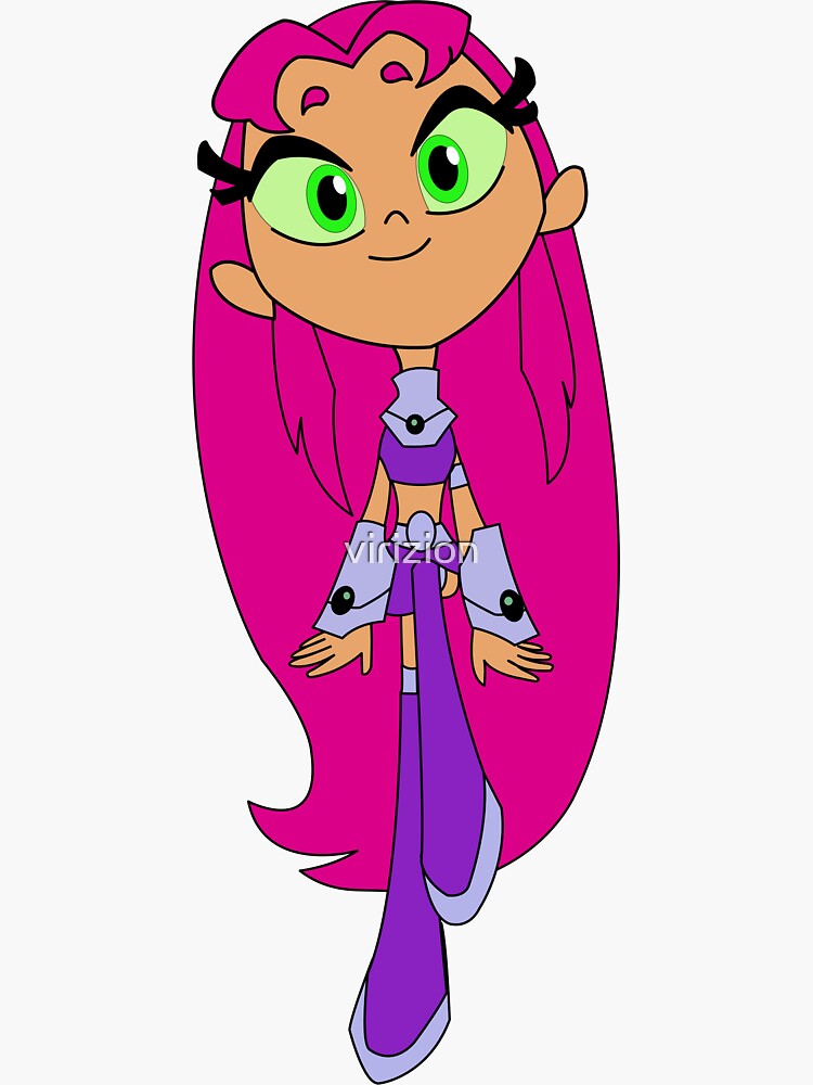 "Starfire" Sticker by virizion | Redbubble