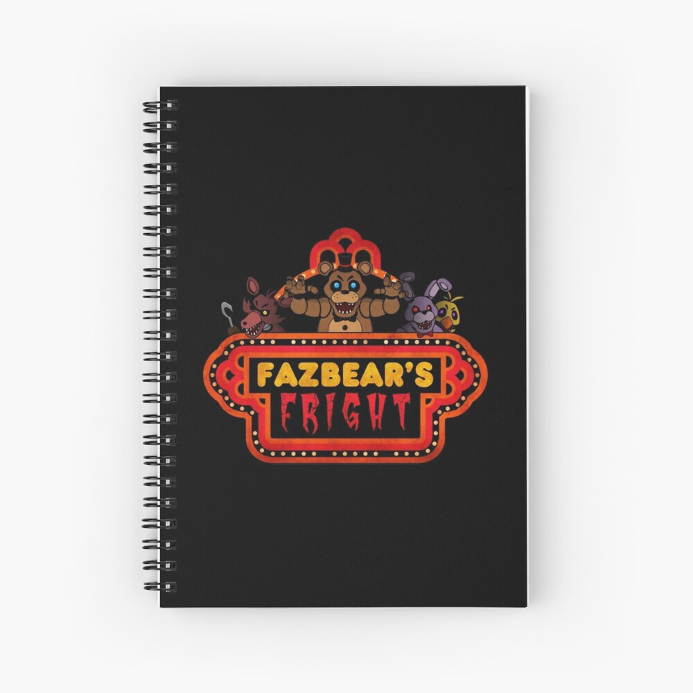 "Five Nights at Freddy's - FNAF 3 - Fazbear's Fright" Spiral Notebook ...
