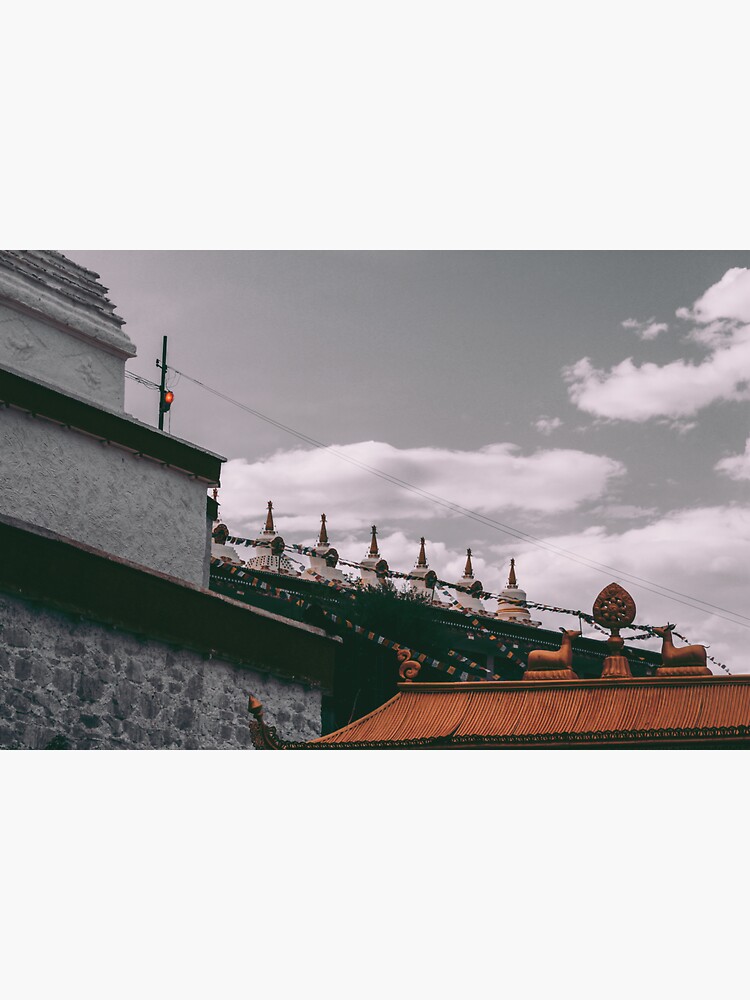 "Monastery Architecture" Sticker by nusta-vikas | Redbubble