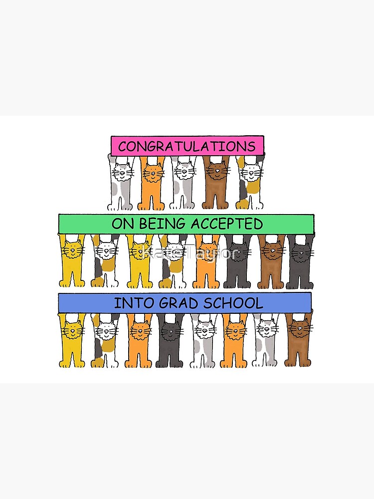 "Congratulations on Acceptance into Graduate School" Art Print by ...