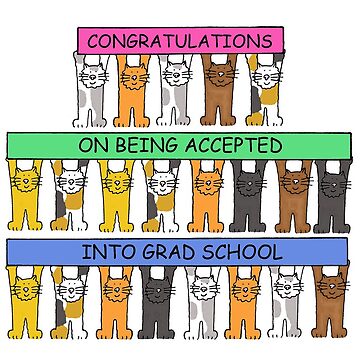 "Congratulations on Acceptance into Graduate School" Greeting Card for ...