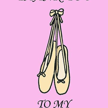 "Thank You to My Dance Teacher Ballet Shoes" Greeting Card for Sale by ...
