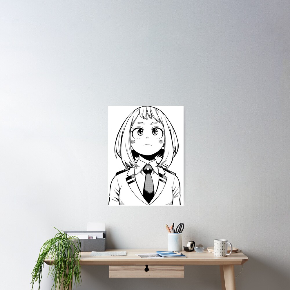 "Ochako Uraraka Art" Poster for Sale by Rannstar | Redbubble