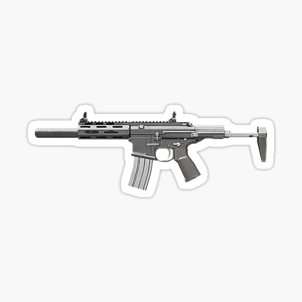 "Assault Rifle" Sticker by missioncommand | Redbubble