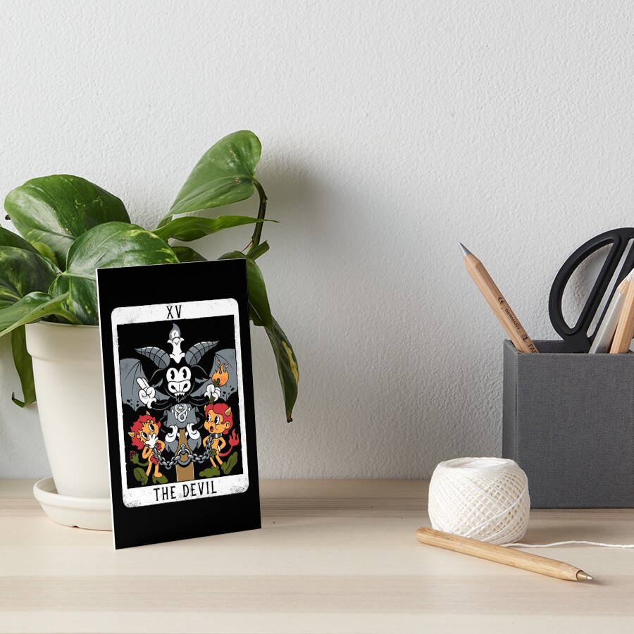 "The Devil - XV Tarot Card -Baphomet" Art Board Print for Sale by ...