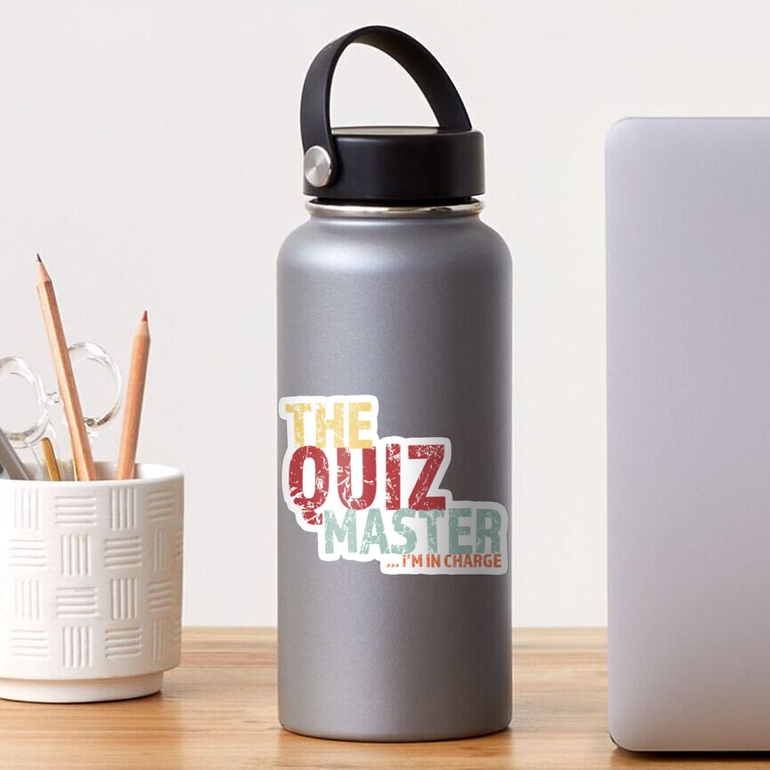 "Quiz master Pub Quiz Team" Sticker for Sale by Neadski | Redbubble