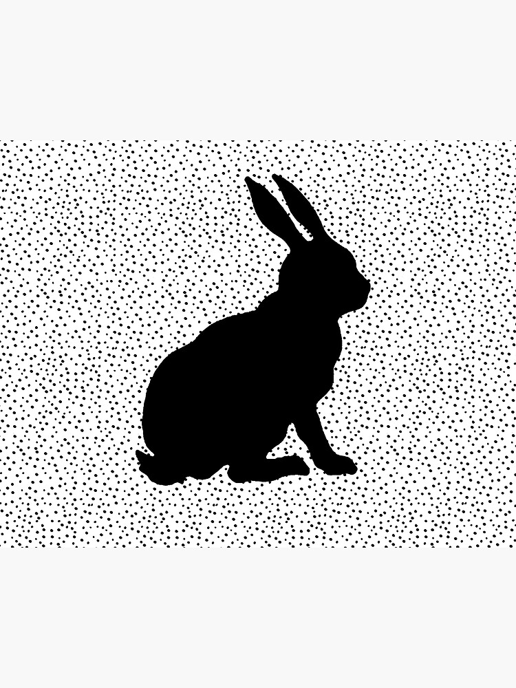 Sitting Rabbit Silhouette