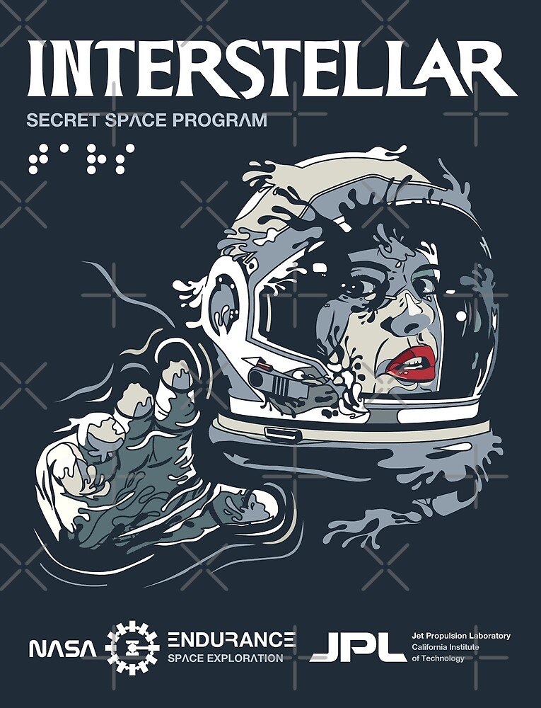 "Interstellar Wormhole Handshake" by Jorditarrats | Redbubble